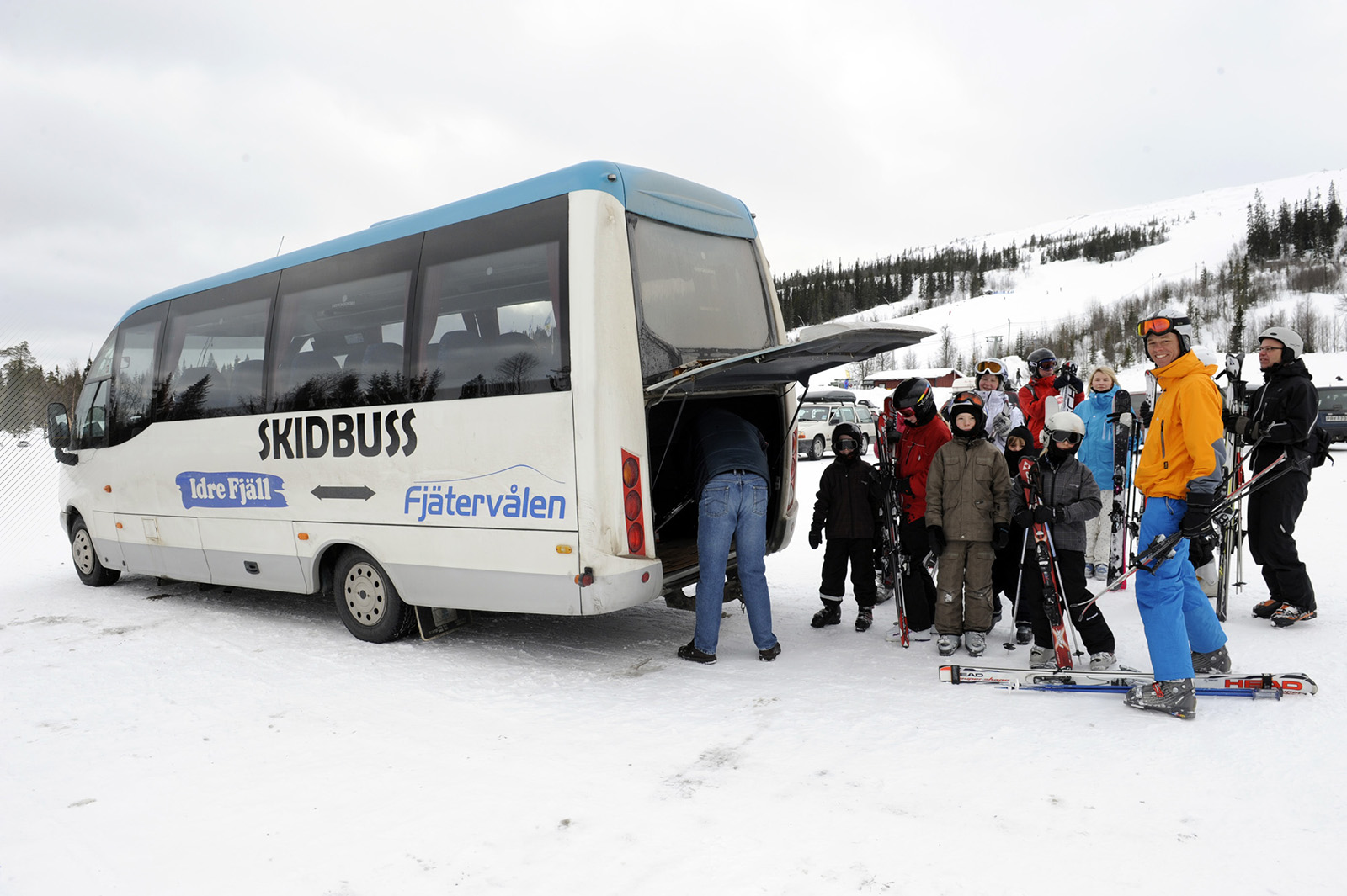 Skidbussen i Idre - satsning som kopplar samman området - Siljan News