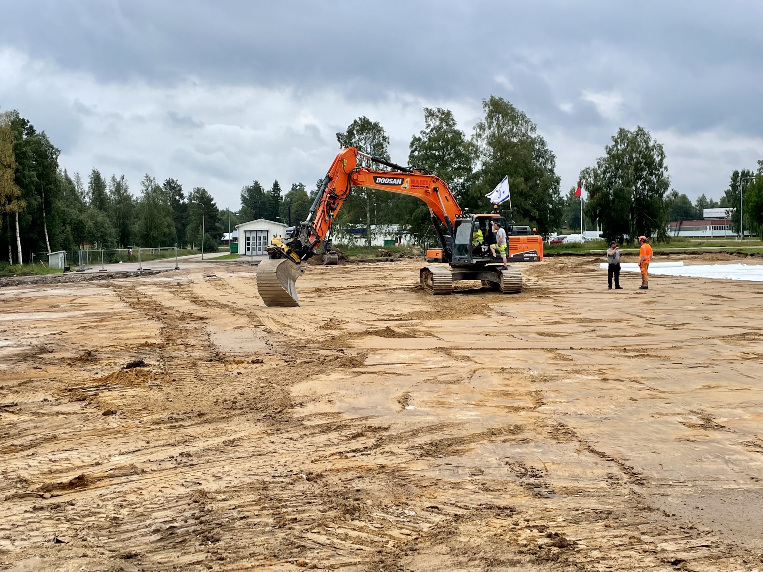 Det första spadtaget till Malung-Sälens simhall firades med pompa och ...