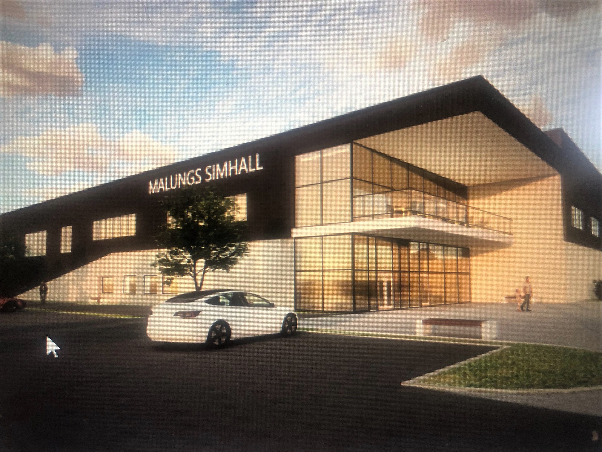 Det första spadtaget till Malung-Sälens simhall firades med pompa och ...