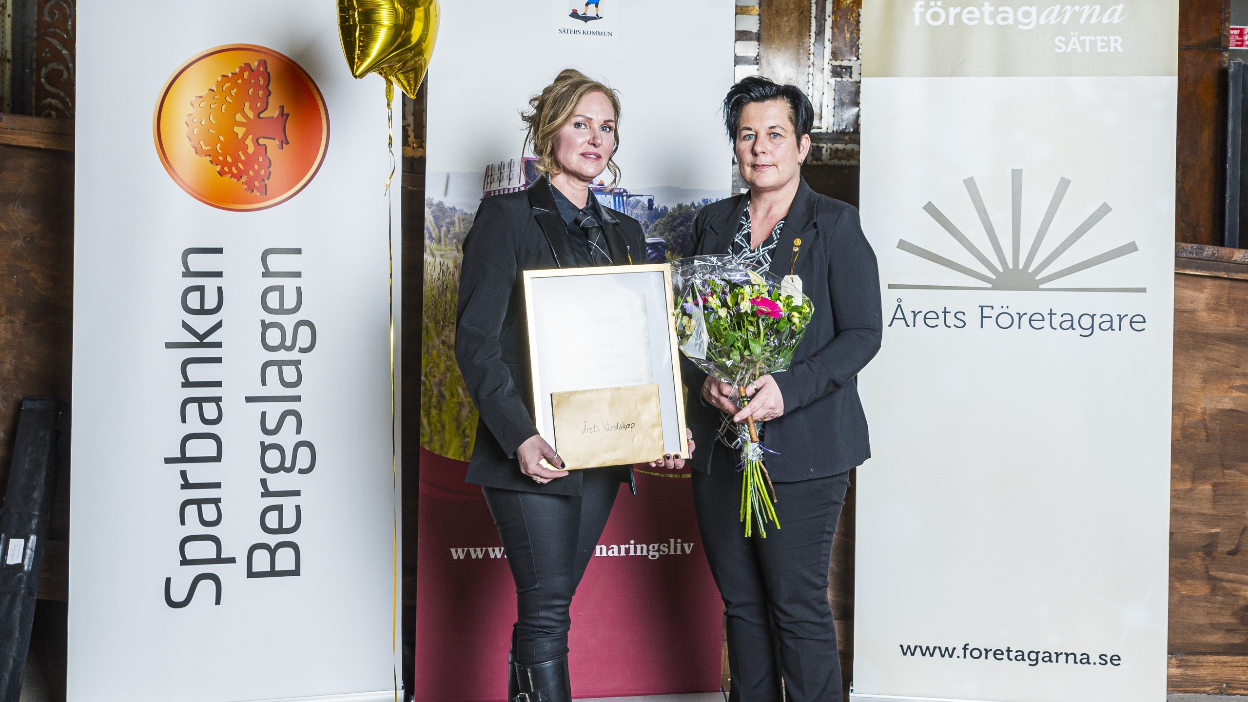 Prisregn när företagare hyllades i Säter - Siljan News