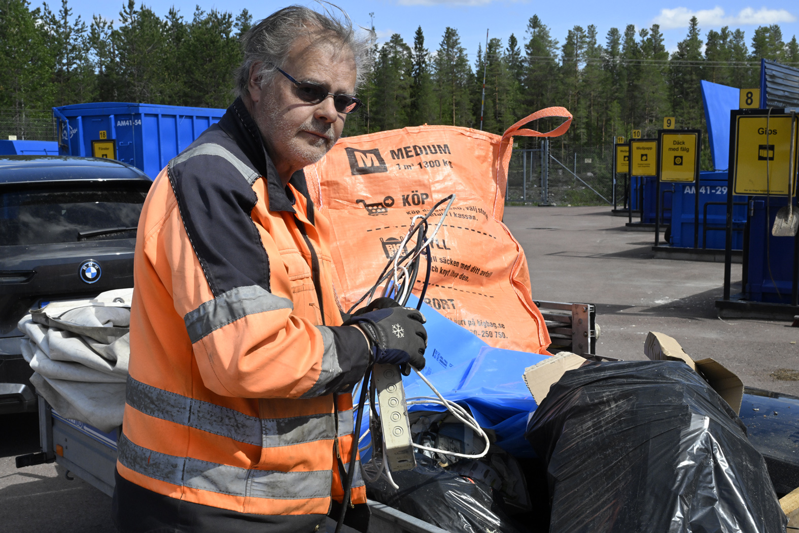 Göran Pålsson har sorterat avfall i 23 år med service som ledstjärna ...