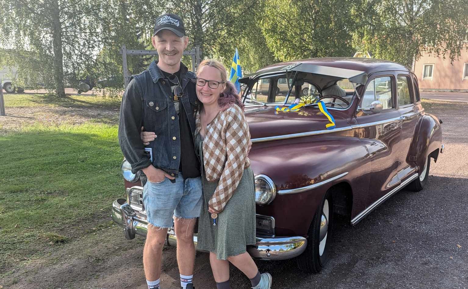 "Renate var så glad att hon grät när de kom för att hämta bilen ...