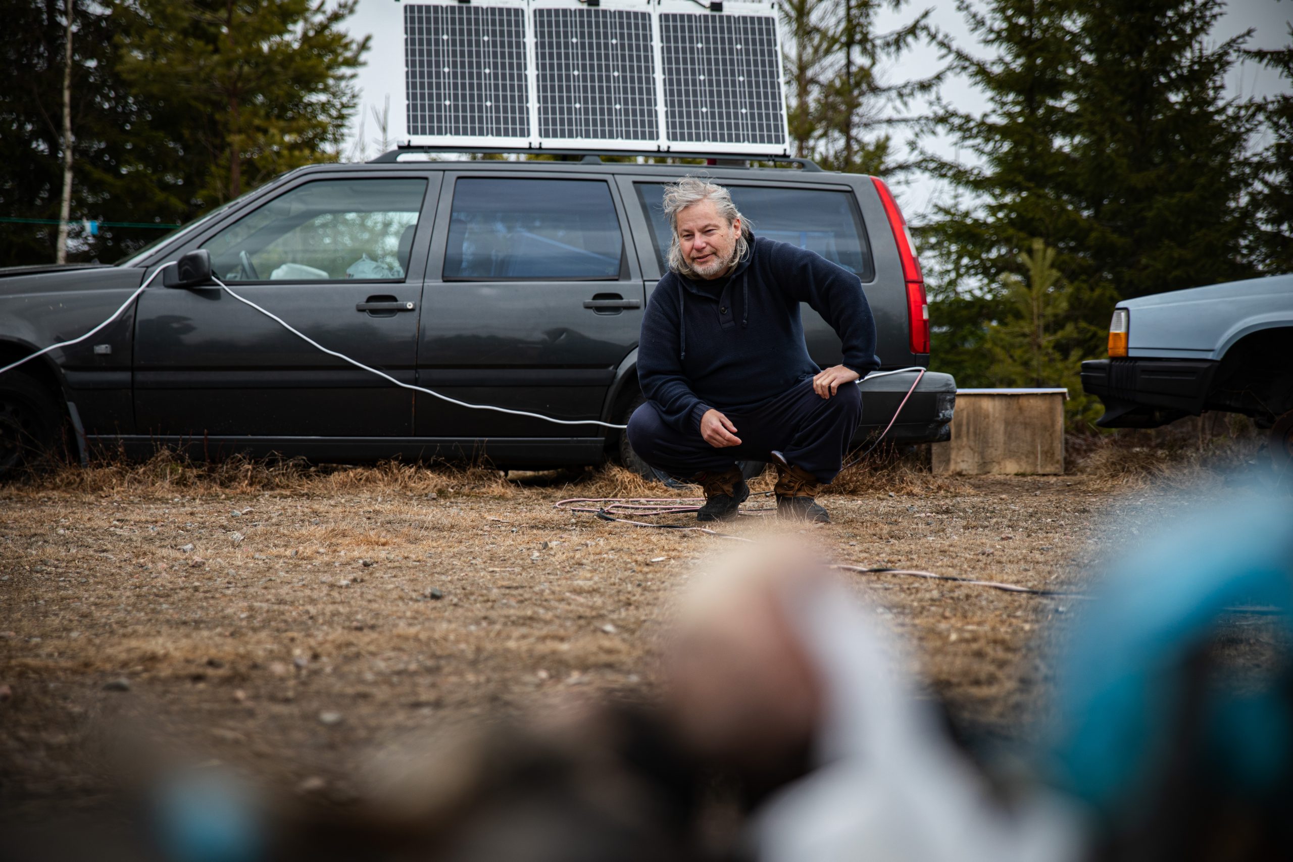 Tony har bott fem år i skogen: "De får väl sätta en gravsten här ...